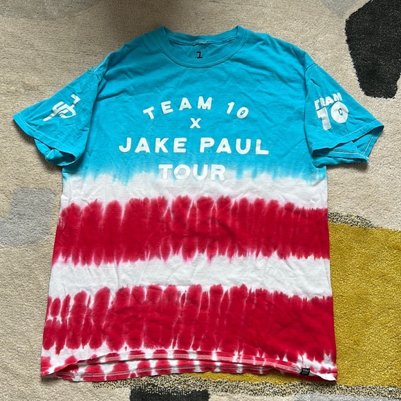 Fanjoy | Shirts | Team X Jake Paul The Dye Tour Tee | Poshmark
